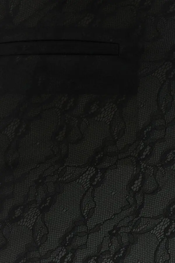 COURREGES Stretch Nylon Blend Skirt With Embroidered Hem