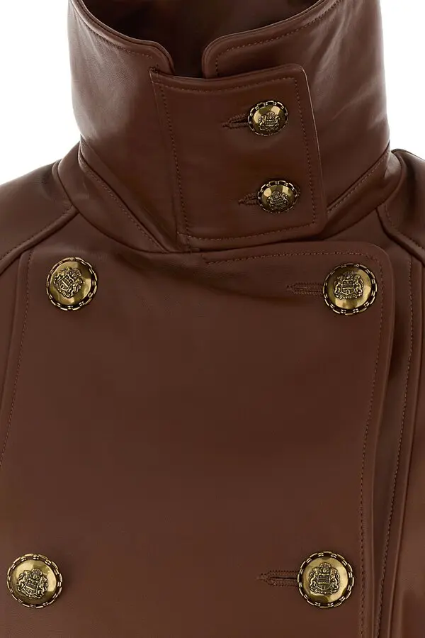 Zimmermann Leather Hypnotic Trench Coat