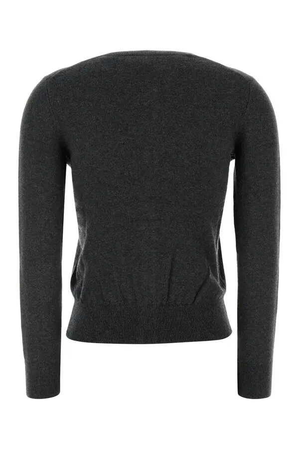 Isabel Marant Étoile Charcoal Cotton Blend Mona Cardigan