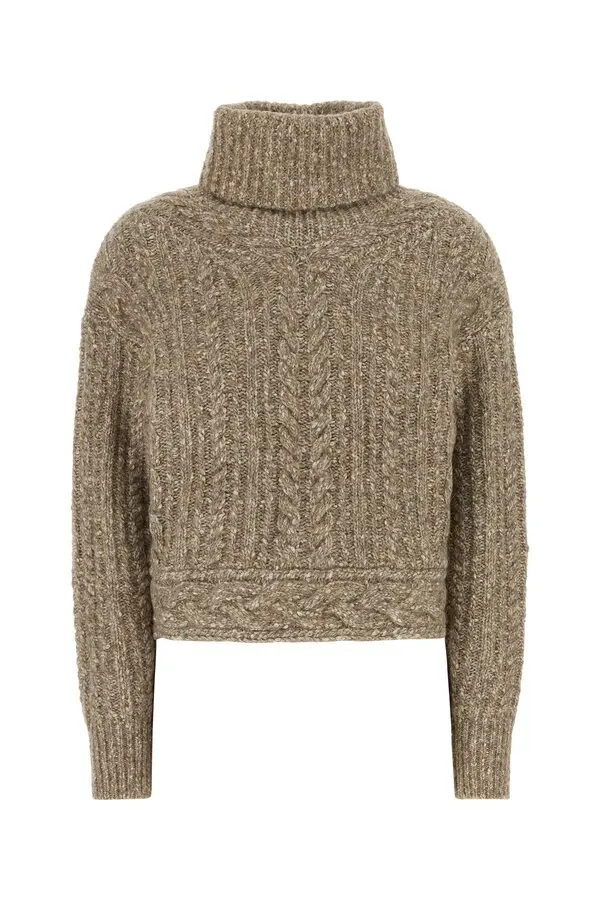 Isabel Marant Étoile Multicolor Stretch Cotton Blend Brenda Sweater - White