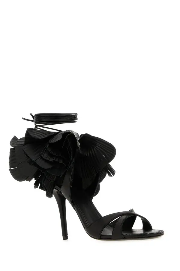FERRAGAMO Leather Strappy Sandals