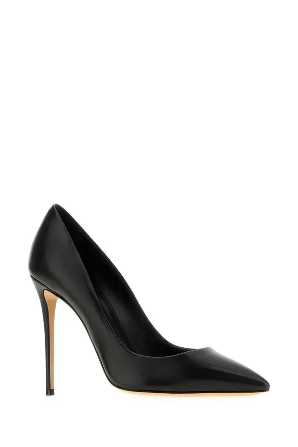 Casadei Leather Julia Pumps - Black