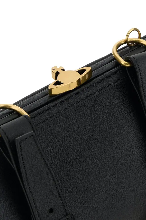 VIVIENNE WESTWOOD Leather Ascot Crossbody Bag