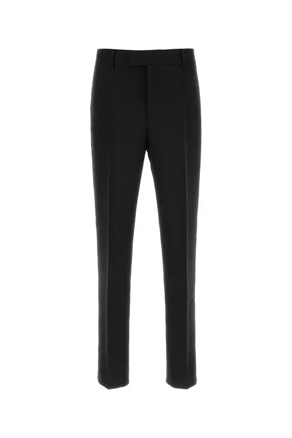 FERRAGAMO Tailored Viscose Blend Trousers With Central Pleats