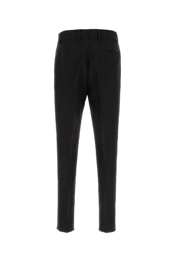 FERRAGAMO Tailored Viscose Blend Trousers With Central Pleats