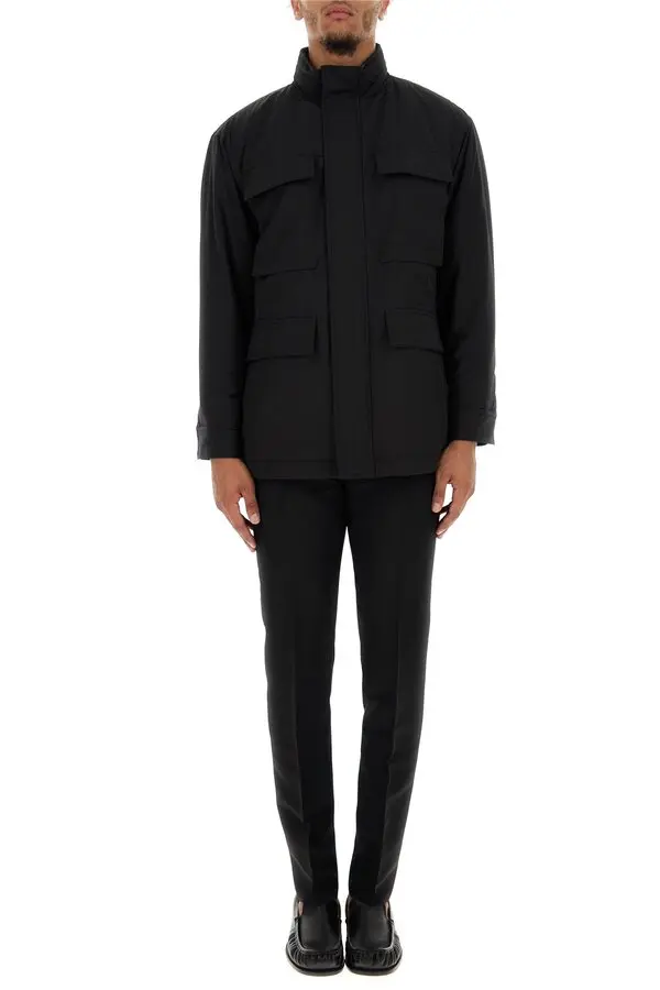 FERRAGAMO Tailored Viscose Blend Trousers With Central Pleats