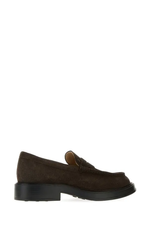 TOD'S Suede Loafers - Brown