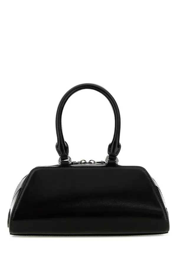 Givenchy Mini Antigona East-west Handbag In Polished Leather - Black