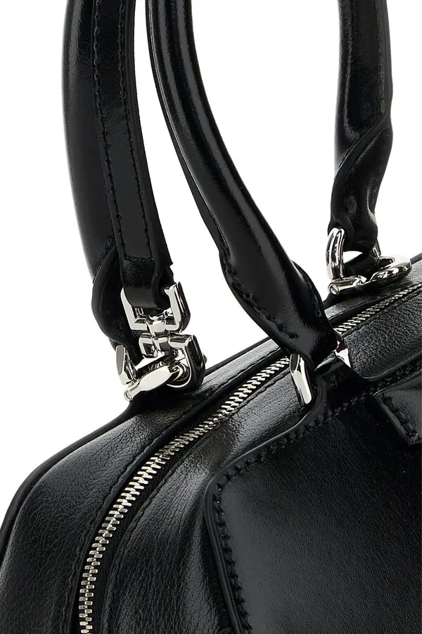 Givenchy Mini Antigona East-west Handbag In Polished Leather - Black