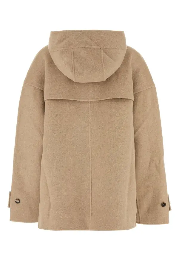 JW Anderson Short Wool Coat With Hood
