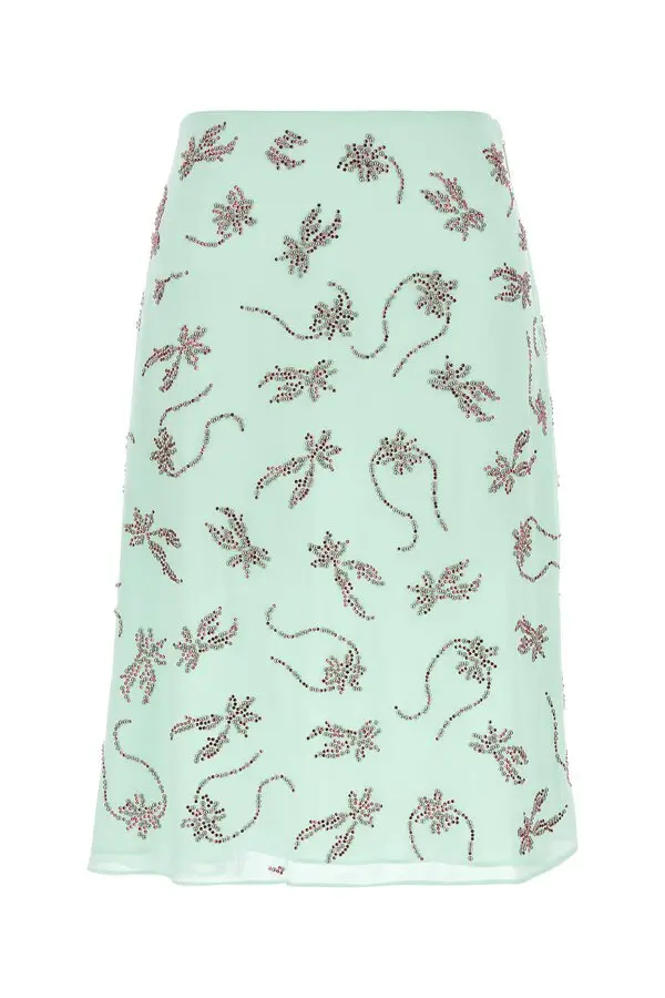 16Arlington Embellished Crepe Skirt
