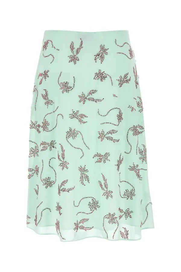 16Arlington Embellished Crepe Skirt