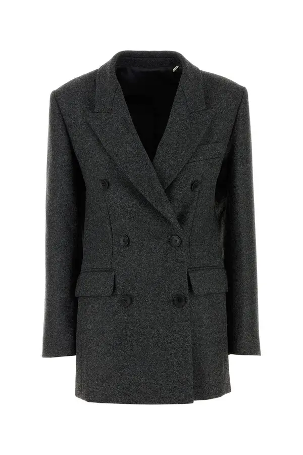 Isabel Marant Étoile Isidora Wool Blazer - Grey