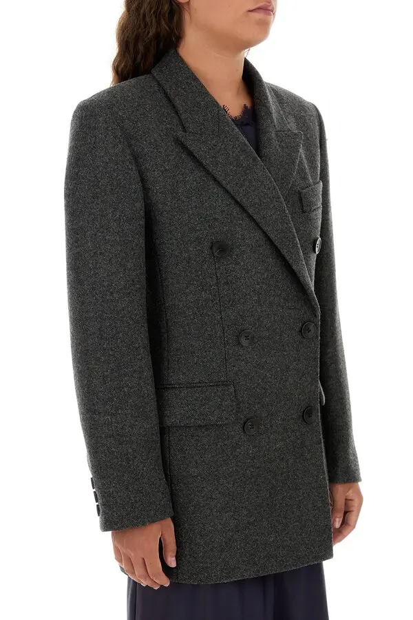 Isabel Marant Étoile Isidora Wool Blazer - Grey