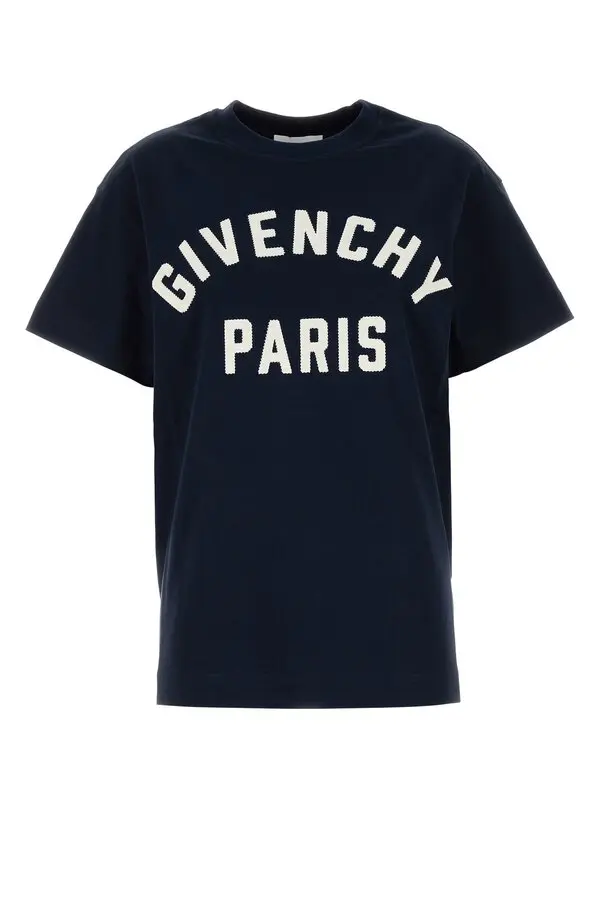 Givenchy Paris Cotton Oversize T-shirt - Blue