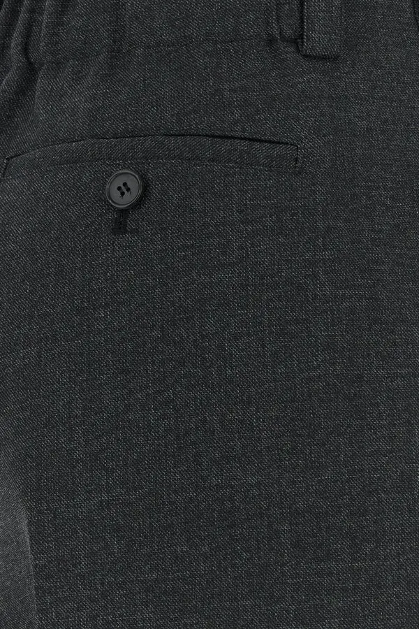 Givenchy Charcoal Wool Pleated Trousers - Grey