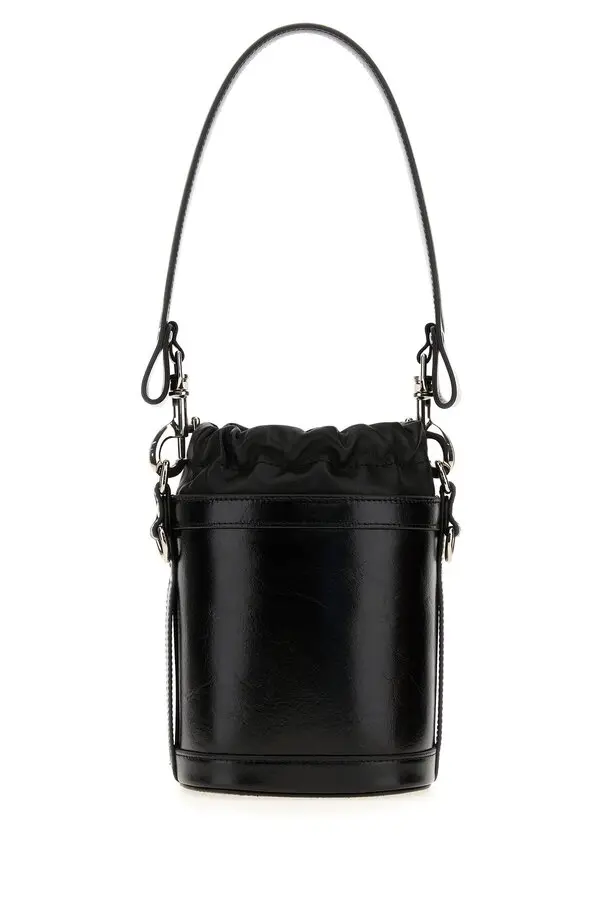 VIVIENNE WESTWOOD Nappa Leather Small Kitty Bucket Bag - Black