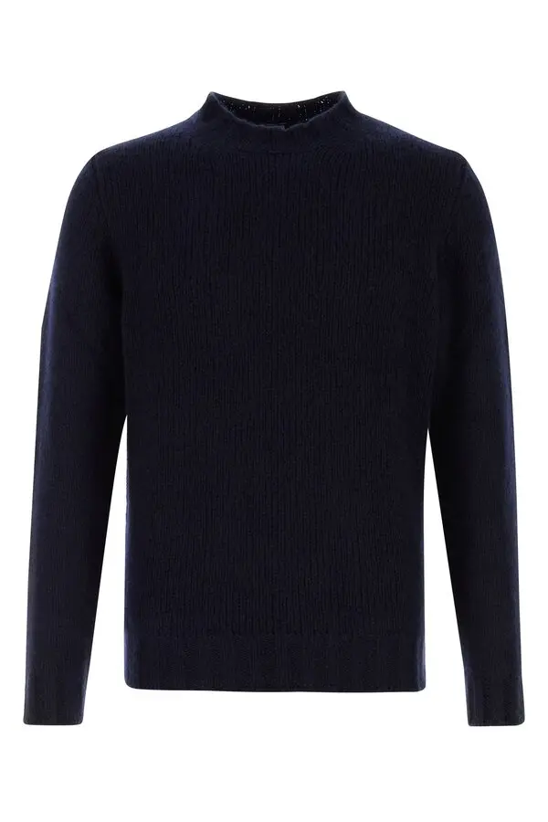 Fedeli Cashmere Blend Sweater - Blue