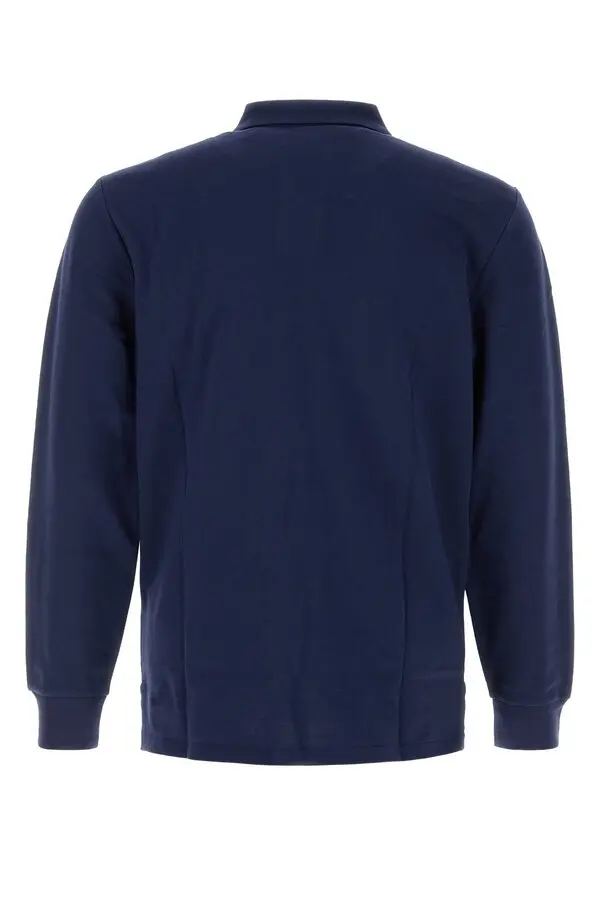 Polo Ralph Lauren Navy Piquet Polo Shirt - Blue