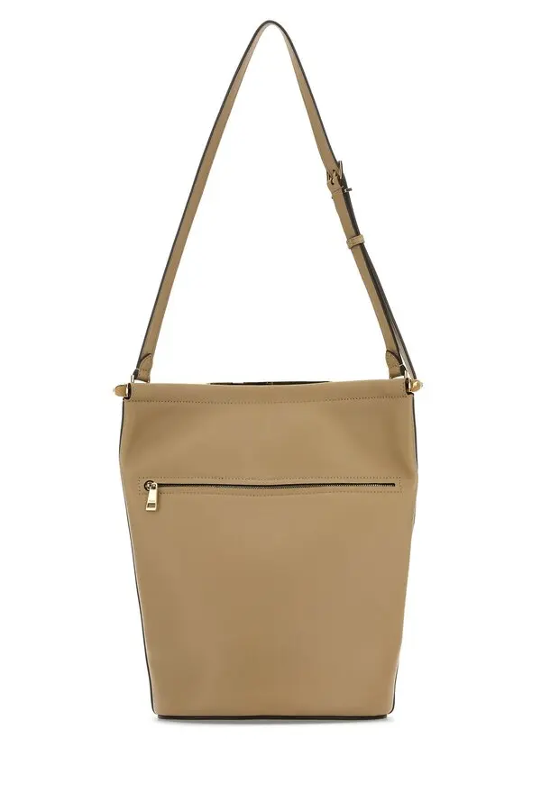 TOD'S Beige Leather Bucket Bag
