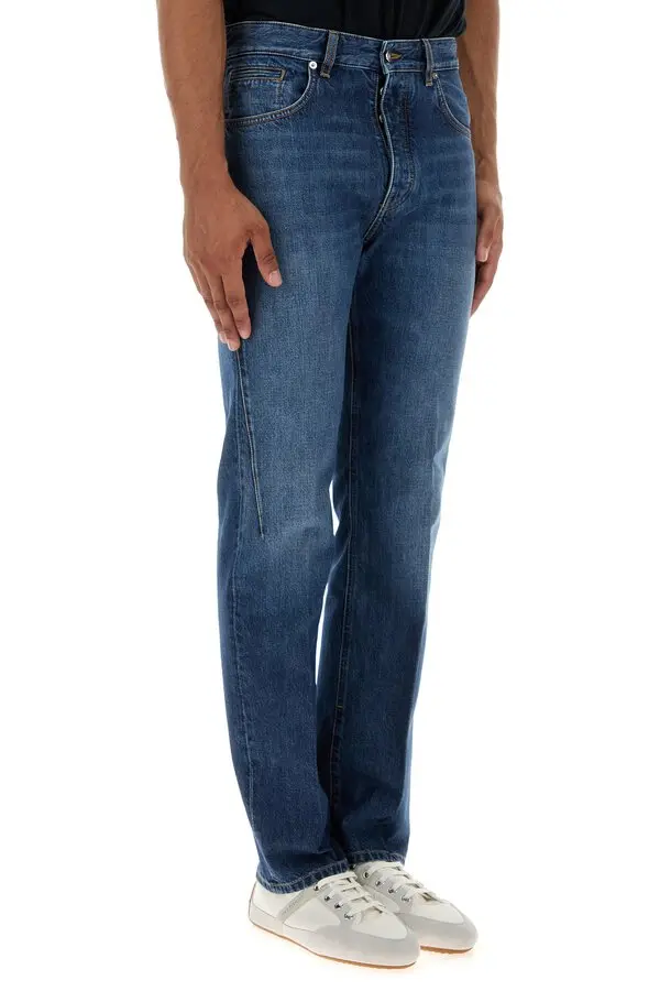 Givenchy Stonewashed Denim Jeans - Blue