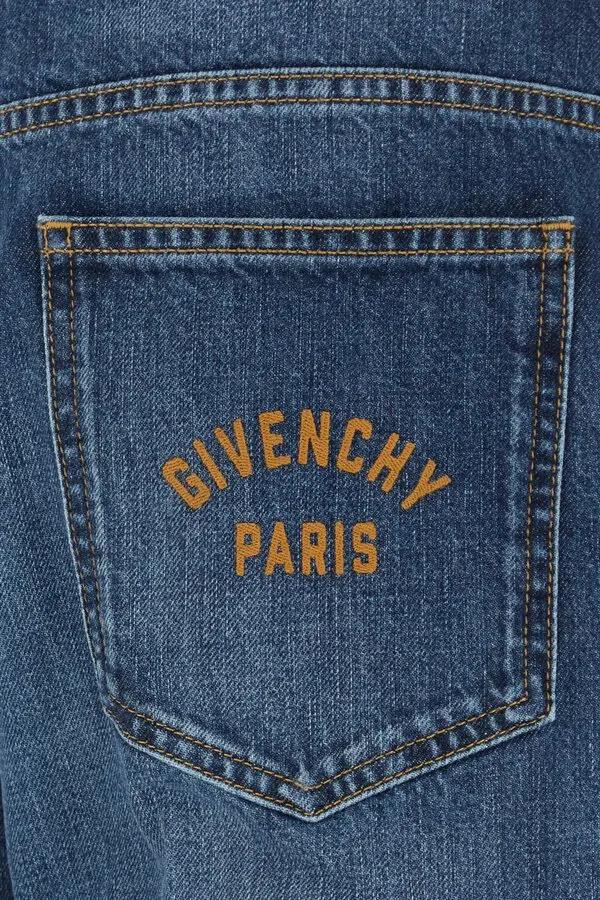 Givenchy Stonewashed Denim Jeans - Blue