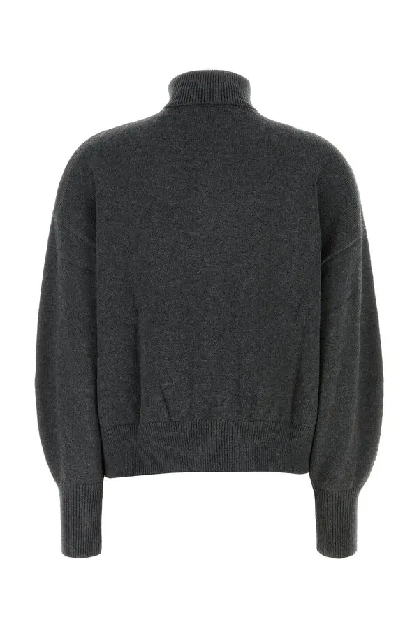 Isabel Marant Étoile Charcoal Cotton Blend Oversize Sweater - Grey