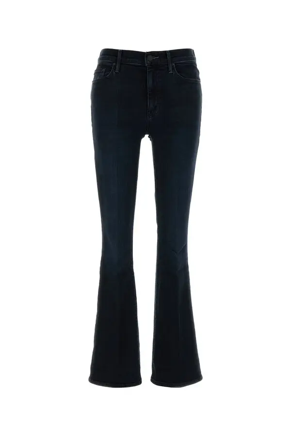 MOTHER The Weekender Jeans In Midnight Stretch Denim