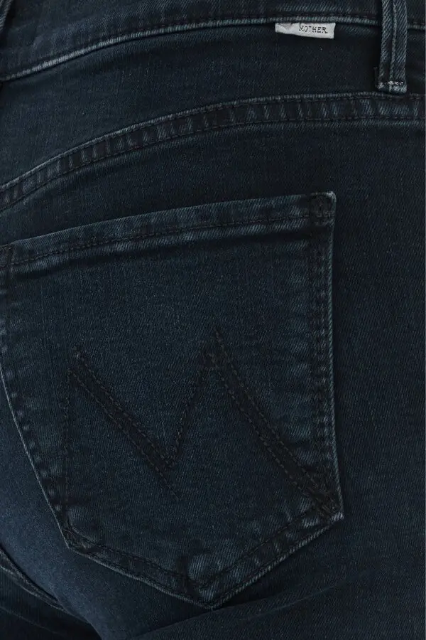 MOTHER The Weekender Jeans In Midnight Stretch Denim