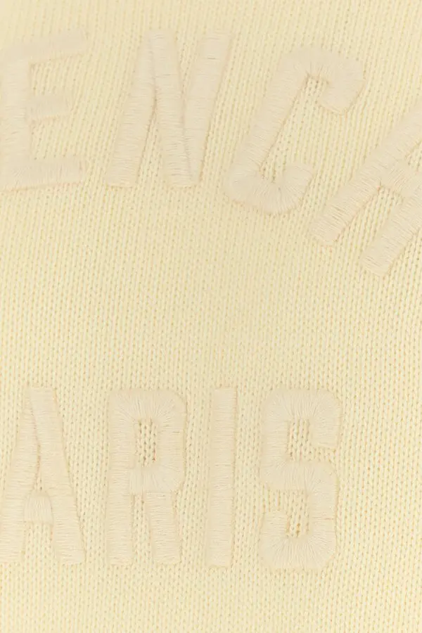 Givenchy Cream Cotton Turtleneck Sweater