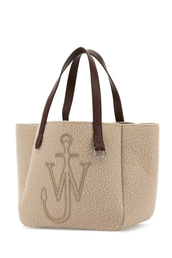 JW Anderson Fabric Shopping Bag With Anchor Embroidery