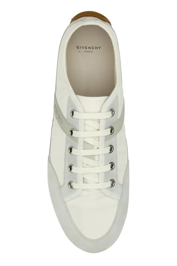 Givenchy Two-tone Suede And Nylon Sneakers