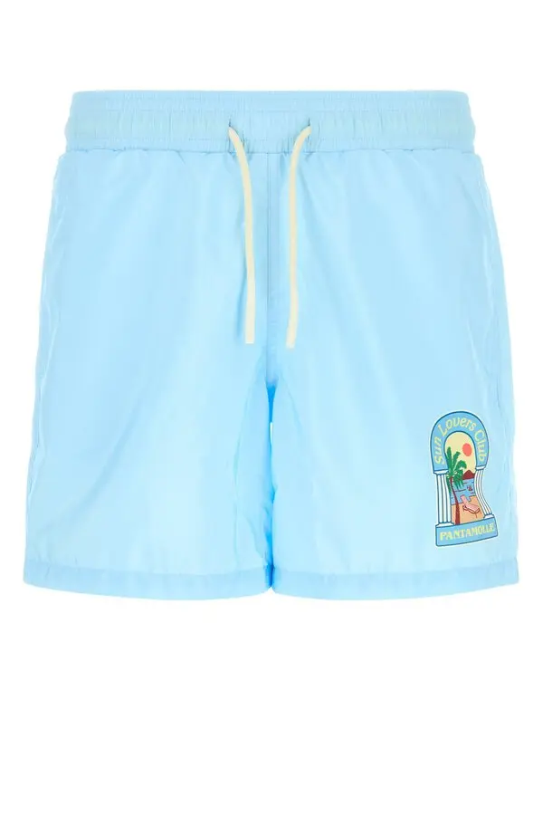 PANTAMOLLE Light- Sun Lovers Club Swimming Shorts - Blue