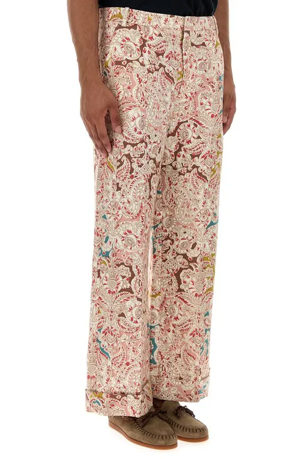 Valentino Garavani Printed Hemp Trousers