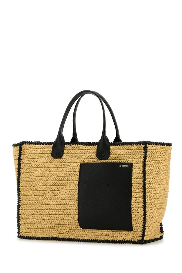 VALEXTRA Raffia Large Shopping Bag