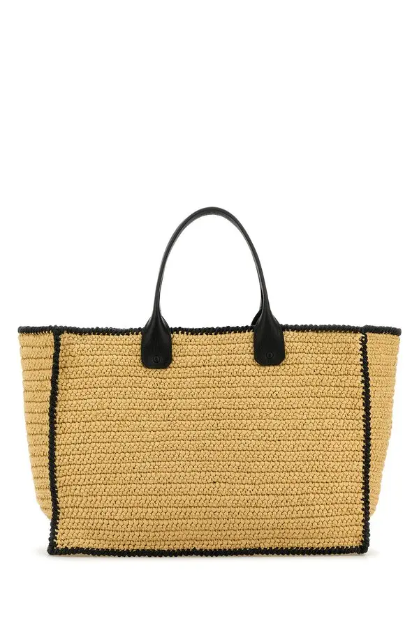 VALEXTRA Raffia Large Shopping Bag