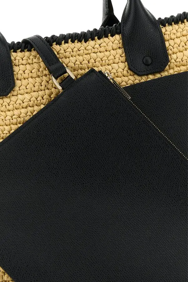 VALEXTRA Raffia Large Shopping Bag