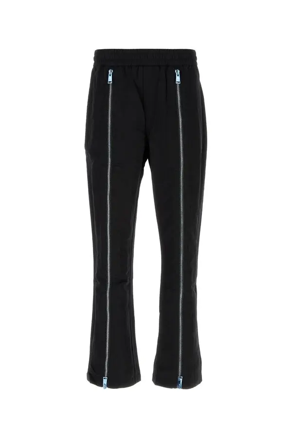 PURPLE BRAND Nylon Pants With Zipped Slits