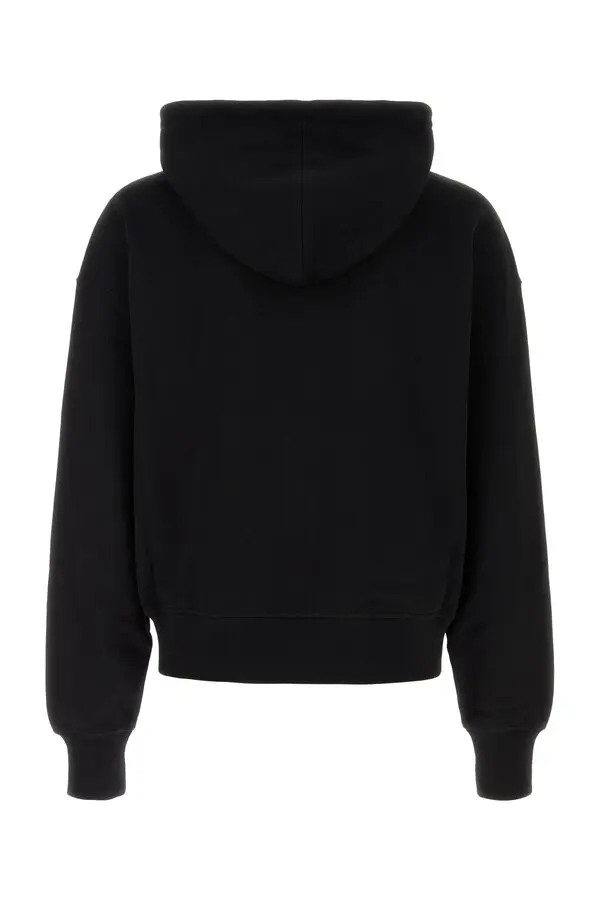 Alexander McQueen Cotton Zip-up Hoodie With Rubberized Logo