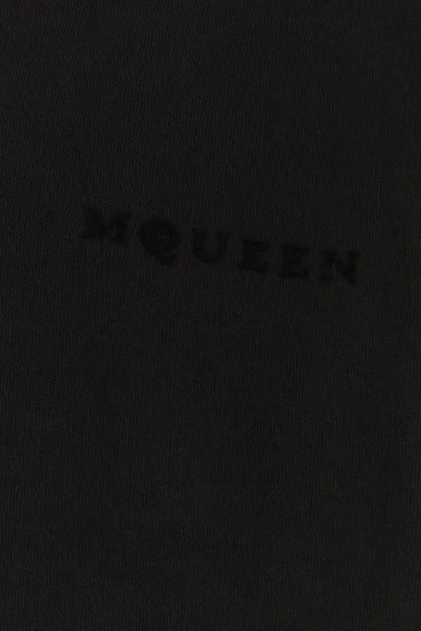 Alexander McQueen Cotton Zip-up Hoodie With Rubberized Logo