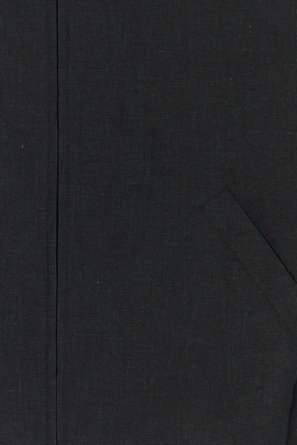 Balenciaga Slate Linen Blend Jacket