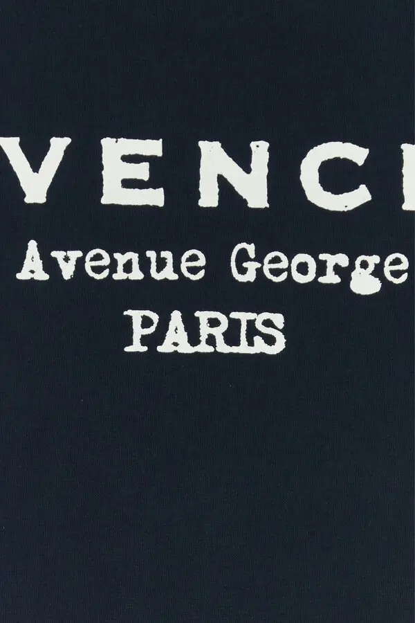 Givenchy Dark Cotton T-shirt - Blue