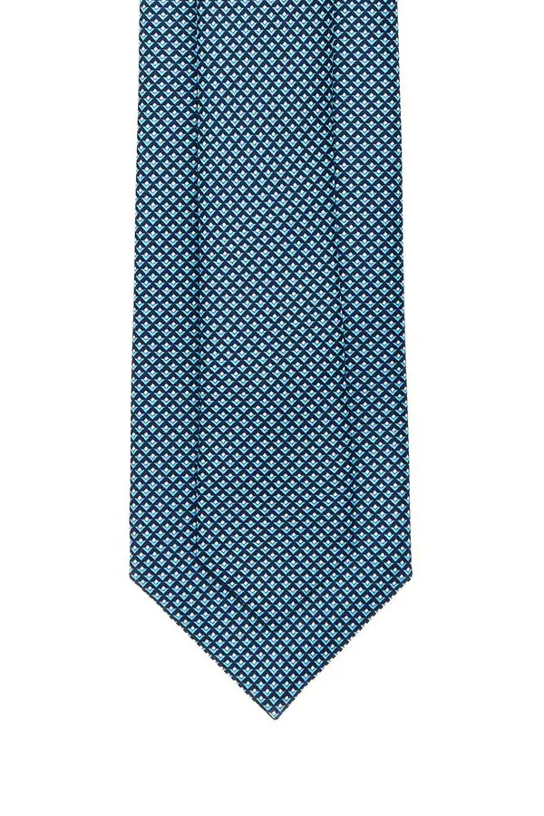 Brioni Printed Silk Neck Tie