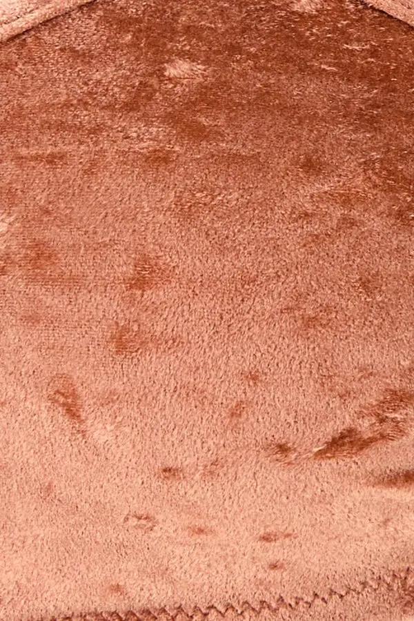 Chloé Stretch Velvet Bikini Top With Metal Detail
