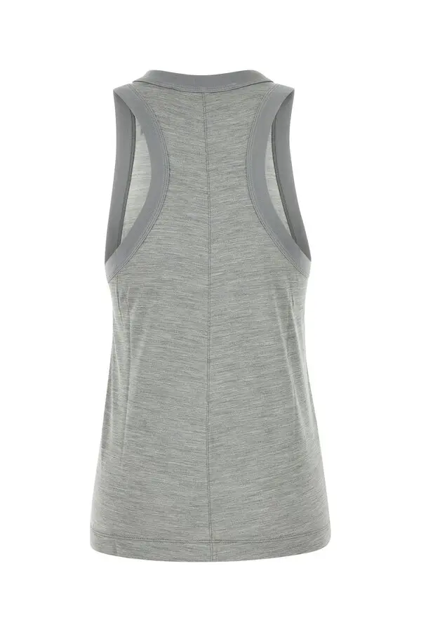 Carven Ribbed Silk Tank Top