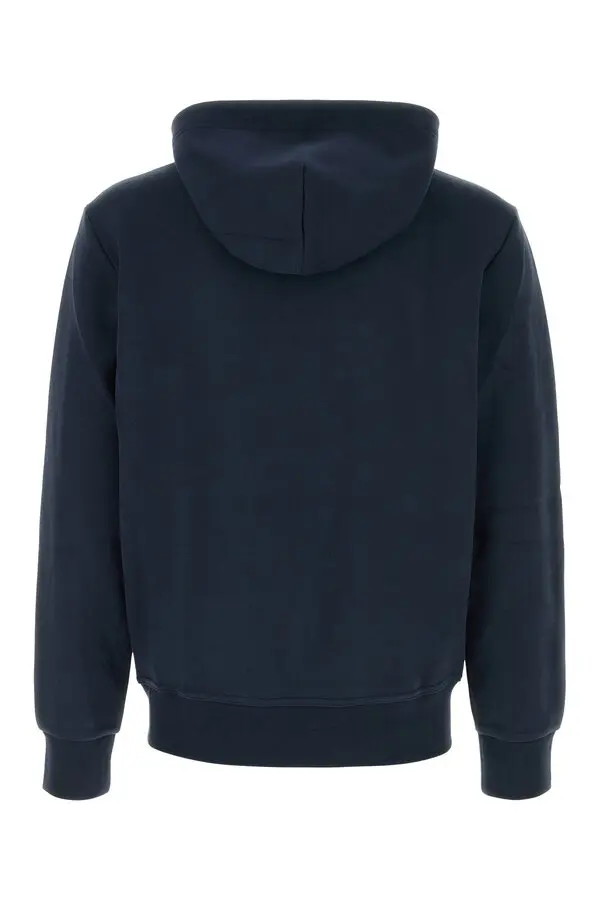 Polo Ralph Lauren Embroidered Logo Cotton Blend Hoodie - Blue