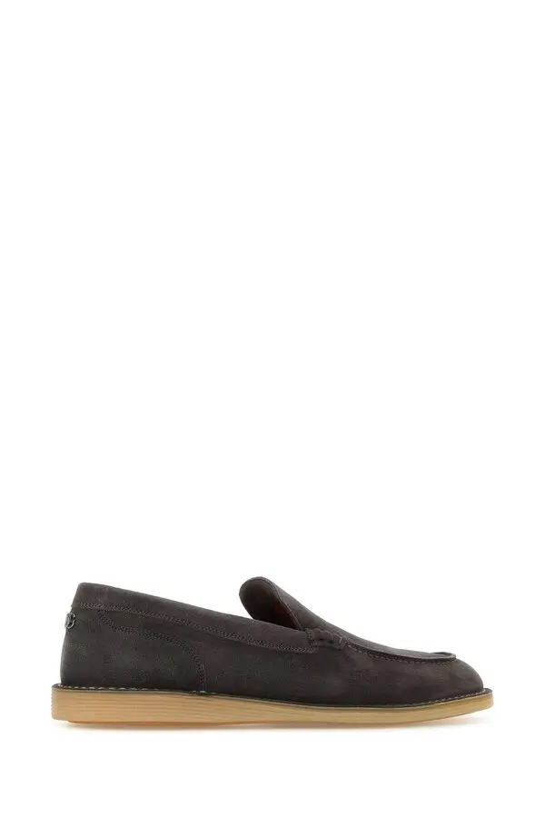 Dolce & Gabbana Dark Suede Florio Loafers