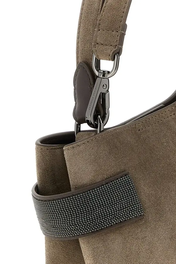 Brunello Cucinelli Suede Handbag