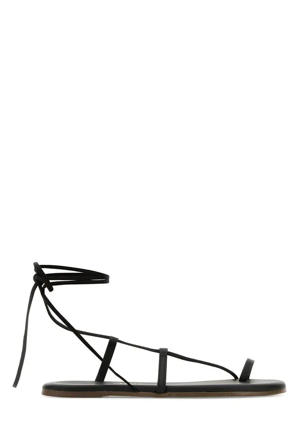 Tkees Leather Jo Sandals - Black