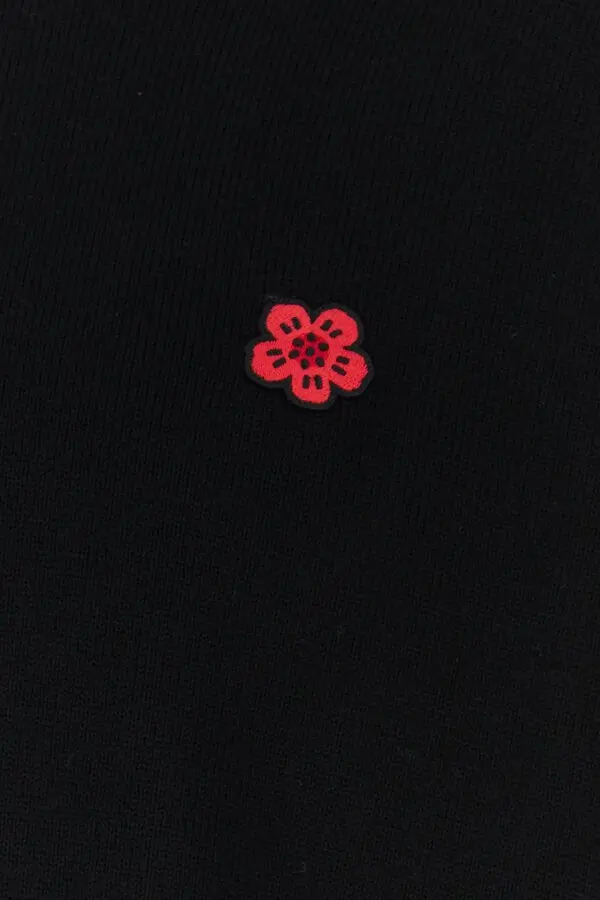 Kenzo Wool Sweater With Boke Flower Appliqu